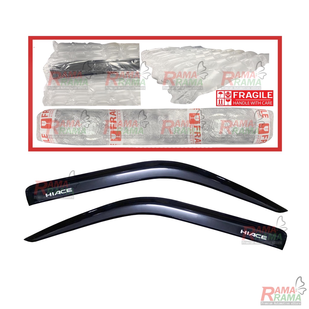 Toyota Hiace H200 KDH200 4th Gen (2005 - 2007) Big (8cm Width) Window ...