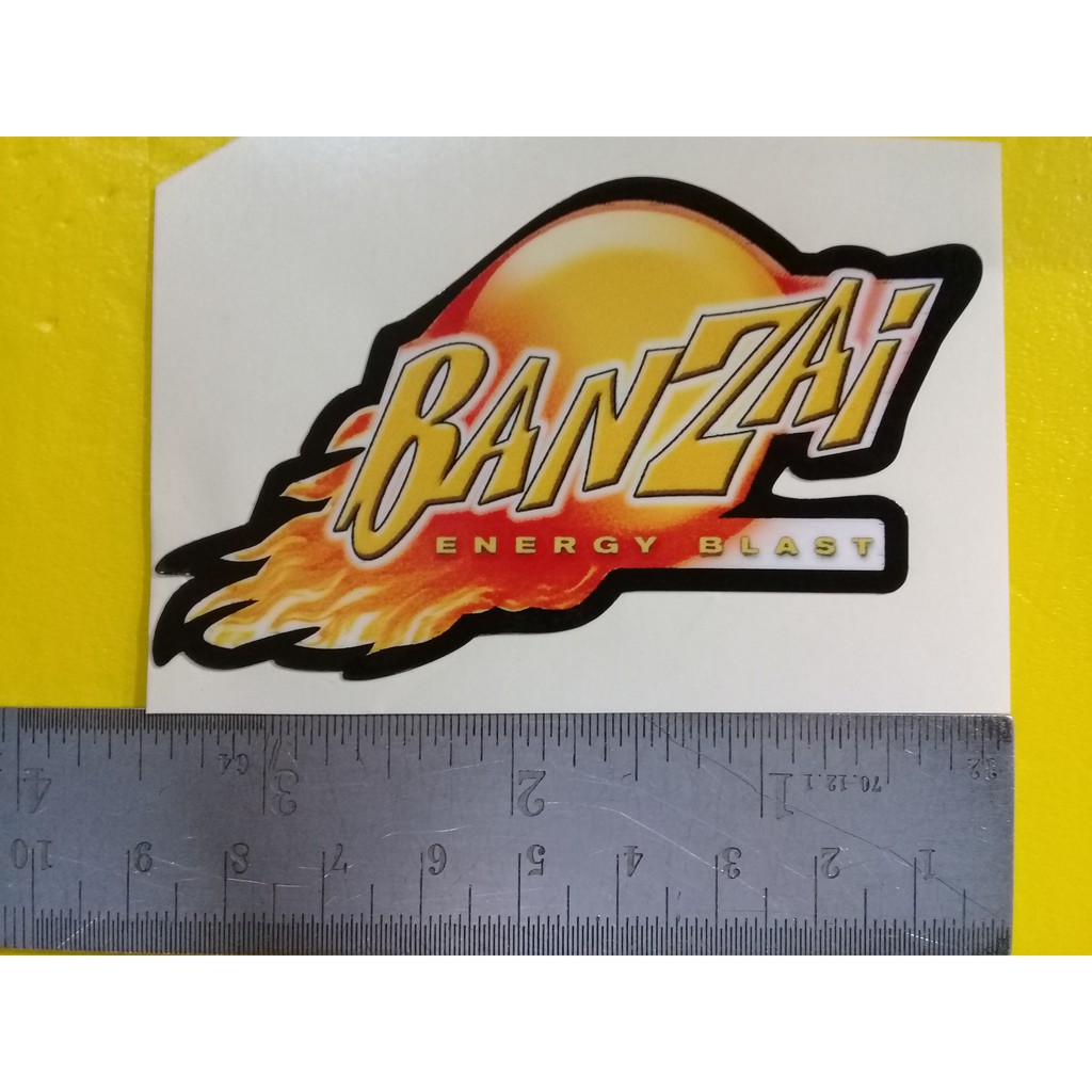 20230826-1250 0178A BANZAI ENERGY BLAST Body Sticker / Stripe / STIKER ...