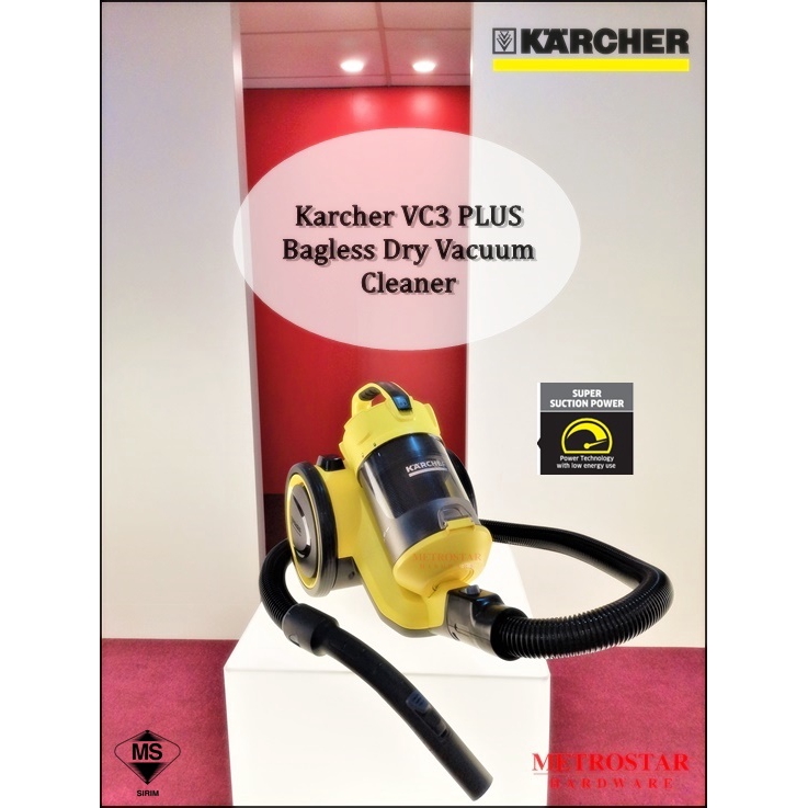 Karcher VC3 Plus Bagless Dry Vacuum Cleaner | Shopee Malaysia