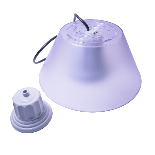 12" Acrylic High Bay Pendant Lamp Complete With E27 Lamp Holder (Not ...