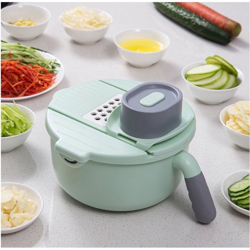 Multi-Purpose Box Grater with Vegetable Slicer Peeler and Food Shredder ...