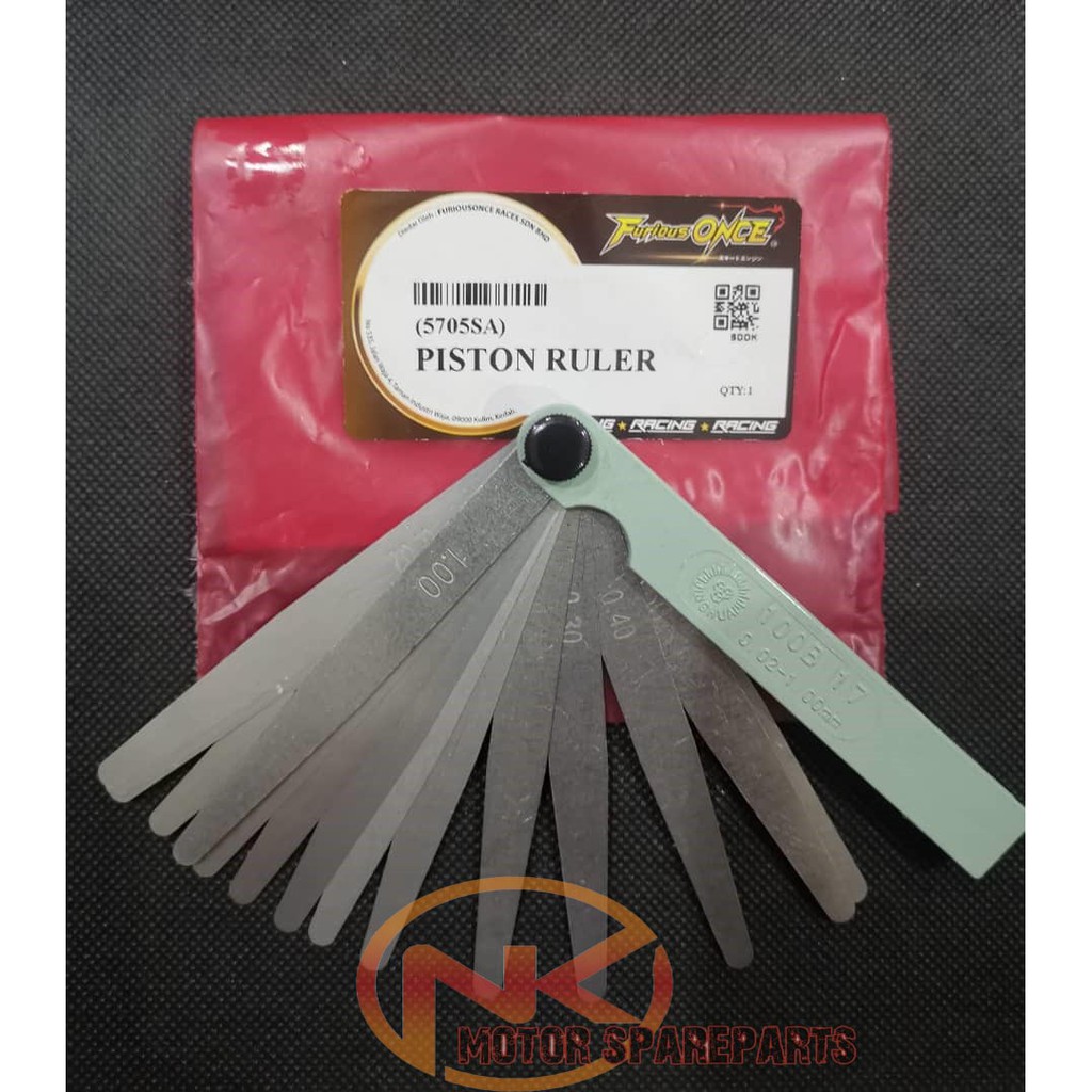 Piston Ruler FURIOUS ONCE / valve tappet ruller / feeler gauge rocker ...