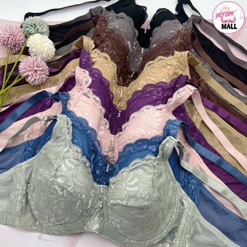 Bra Women Bra Plus Size Cup C/D/E Wired Bra Full Cup Bra Lace Bra ...