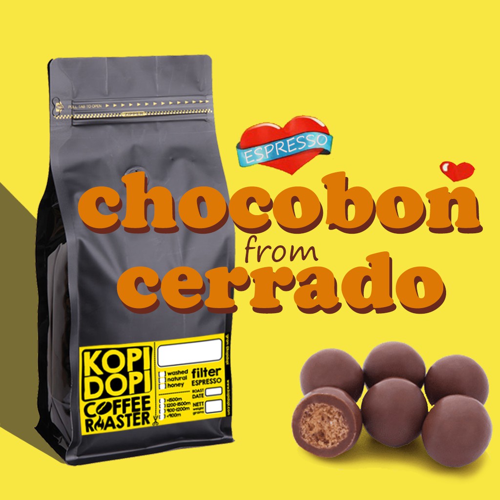 Brazilian Espresso Coffee Chocobon from Cerrado Bourbonut Natural 1 kg ...