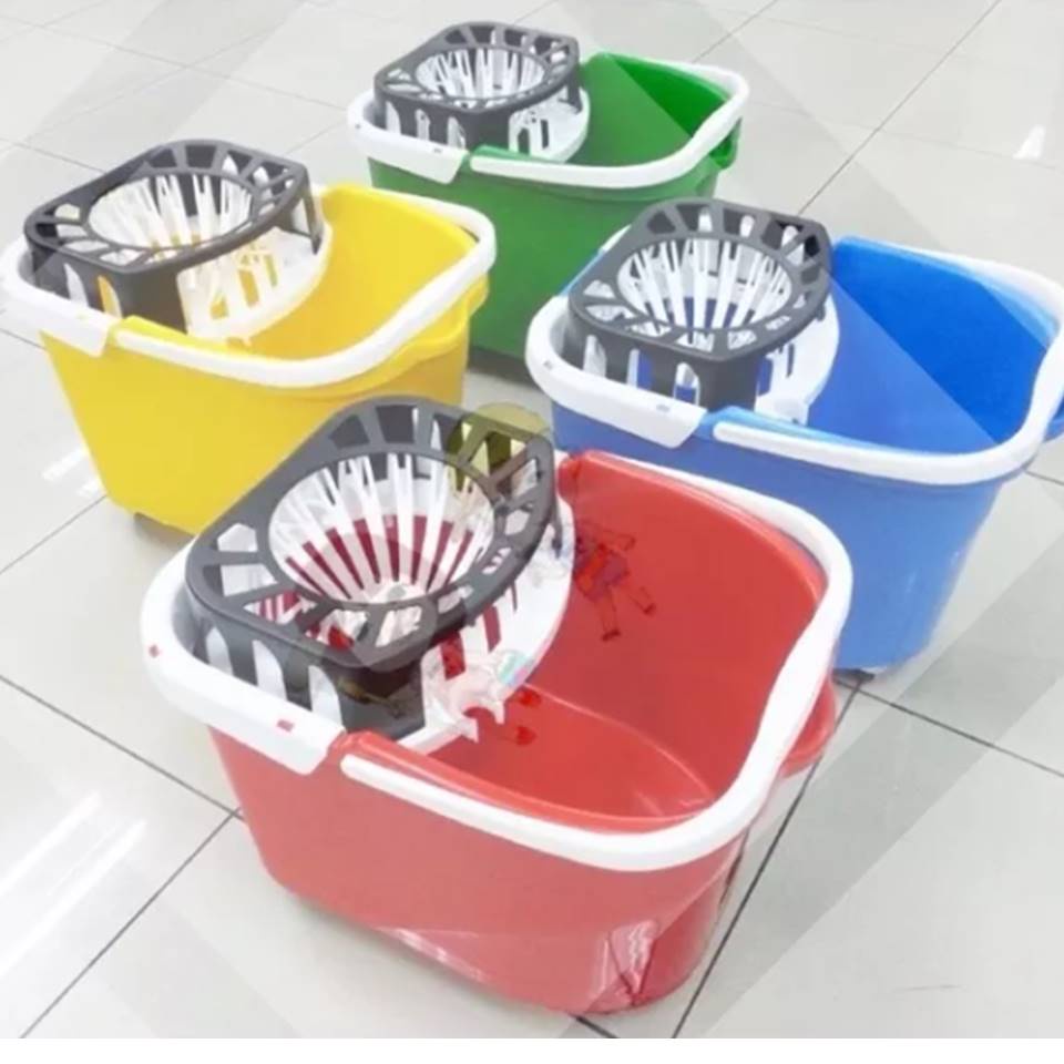 Mop Pail Cover Easy Squeeze With Smooth Wheel Tong Mop Beroda | Shopee ...