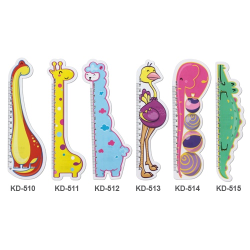 Animal Ruler 15cm Cute Shape Design Attractive To Use Tear-Resistant ...