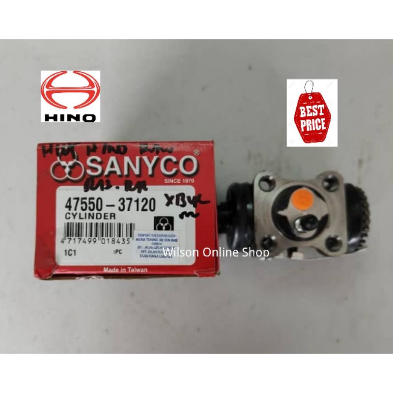 Taiwan Sanyco Hino Dutro WU300,WU410 brake pump wheel cylinder Rear RH ...
