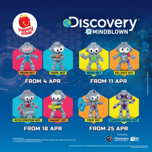 Discovery Mindblown Bot/Robot Mcdonald's Mcdonalds Mcdonald Mcd Happy ...