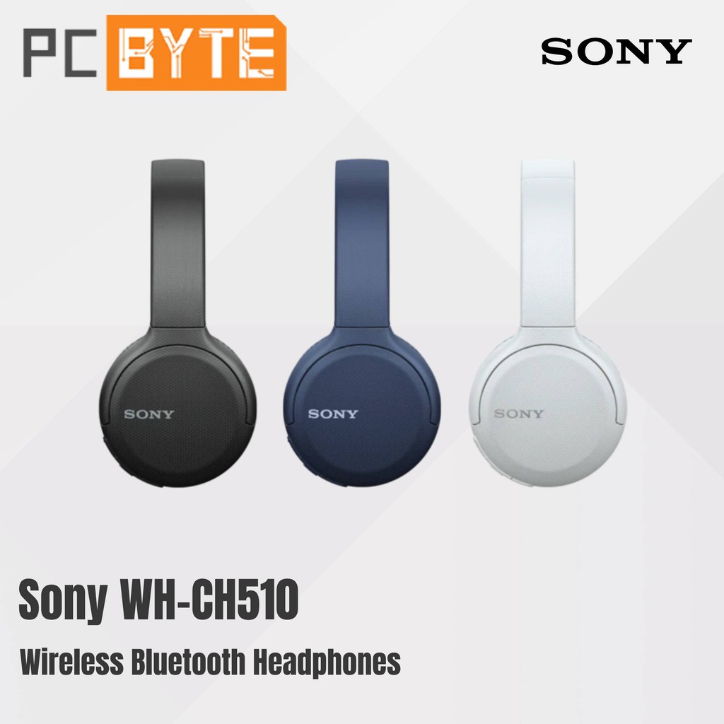 Sony WH-CH510 Wireless Bluetooth Headphones PCByte | Shopee Malaysia