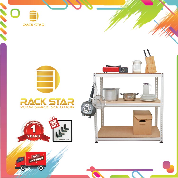 STORAGE RACK / RAK BESI DIY HxLxD( 2.5ft x 3ft x 1.4ft) | Shopee Malaysia