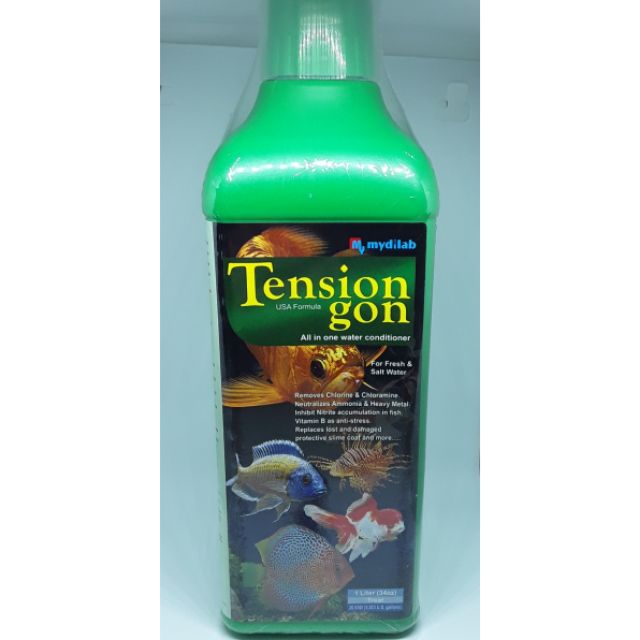 Mydilab Tension gon 500ml / 1L (Ubat antichlorine & conditioner air ...