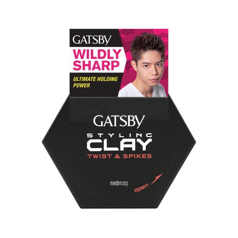 GATSBY Styling Clay Twist & Spike 50g | Shopee Malaysia
