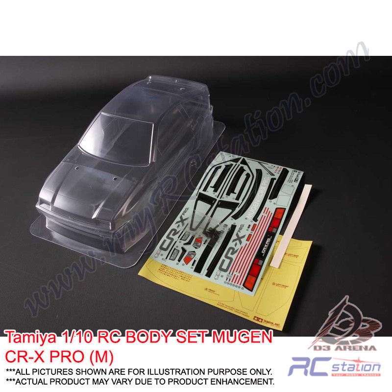 Tamiya Body Shell #51467 - 1/10 RC BODY SET MUGEN CR-X PRO (M) [51467 ...