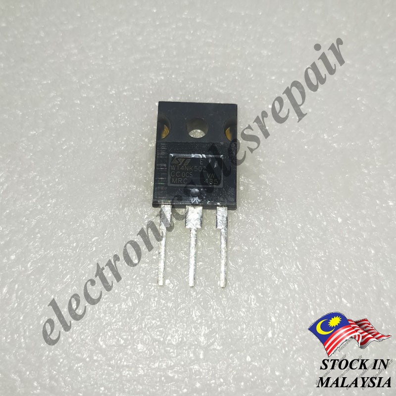 STW14NK50Z W14NK50Z TO-247 MOSFET N-Ch 500 Volt 14 Amp Zener SuperMESH | Shopee Malaysia