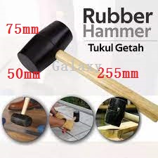 Wood Handle Rubber Mallet Hammer / Hammer Getah / Getah Hammer ...