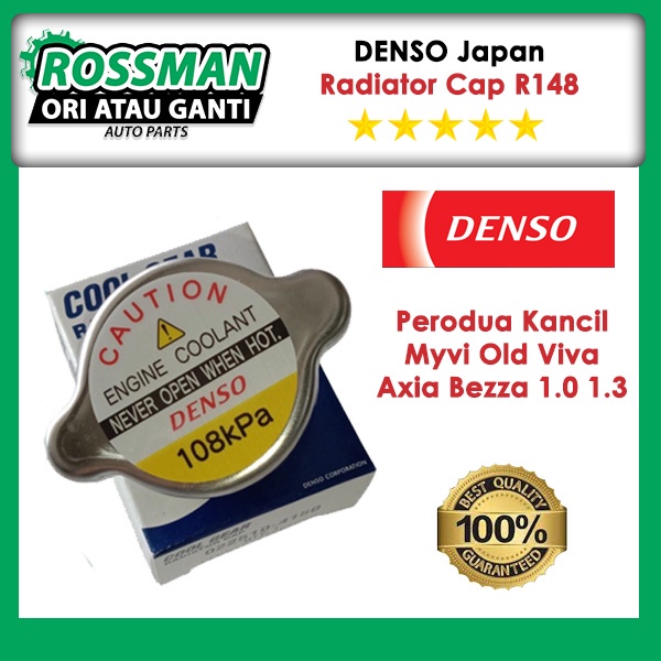 Genuine DENSO Radiator Cap R148 for Perodua Kancil Myvi Old Viva Axia ...