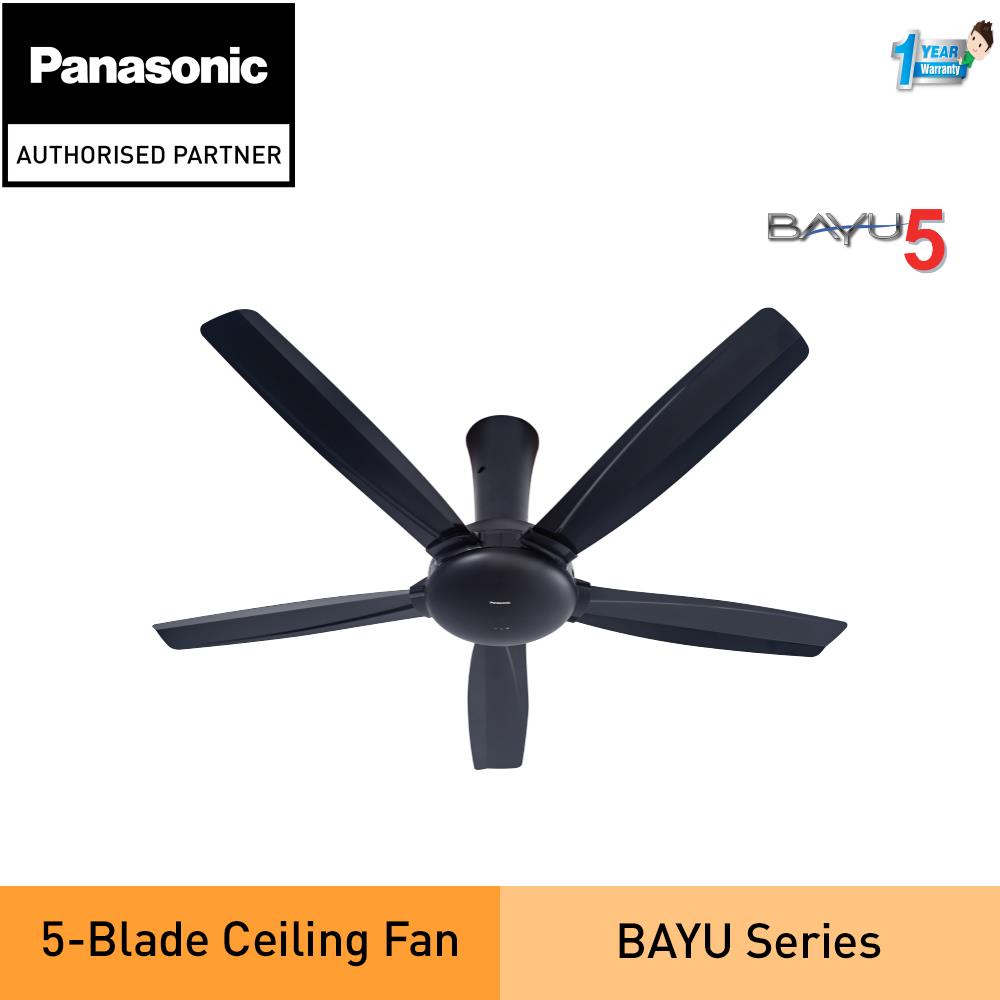 PANASONIC F-M14DZ BAYU CEILING FAN (56") 5 BLADES F-M14DZVBKH/BWH ...