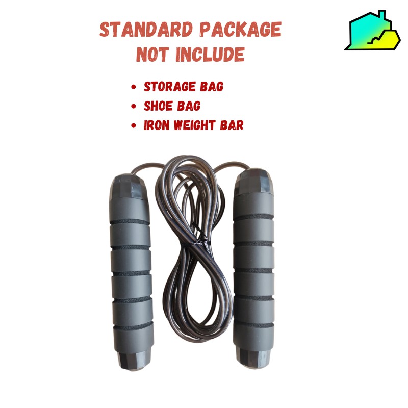 Weight-bearing Tali Lompat Skipping Rope Skip Rope Tali Skiping Steel ...