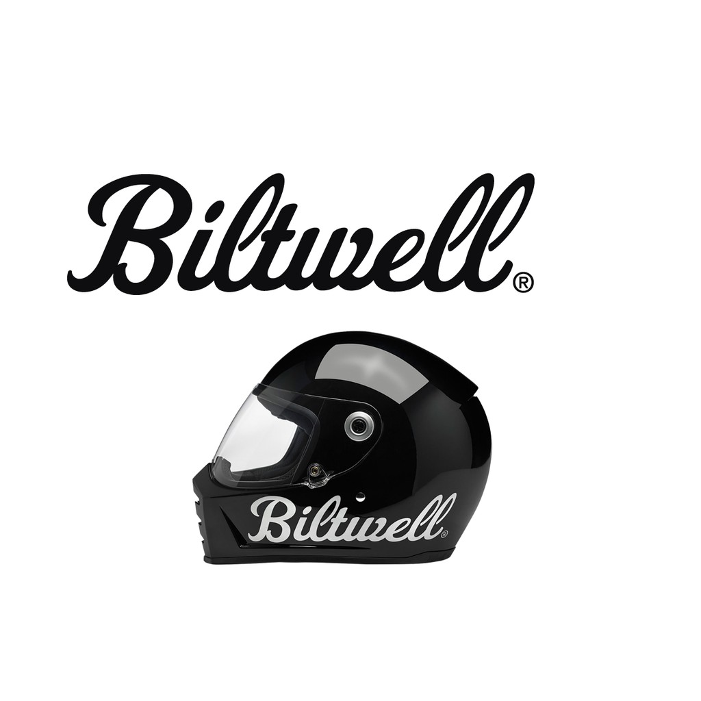 2 Pcs Biltwell Motorcycles Classic Sticker Decal Logo Cafe Racer Bobber ...