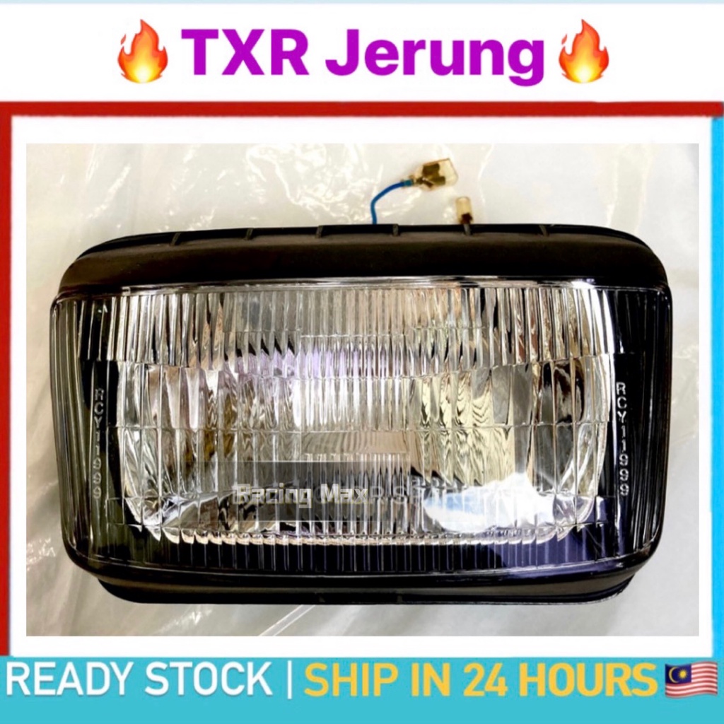 Suzuki TXR Jerung Panther Head Lamp Assy Lampu Depan Seketul FRONT HEAD LIGHT HEADLAMP HEADLIGHT ...