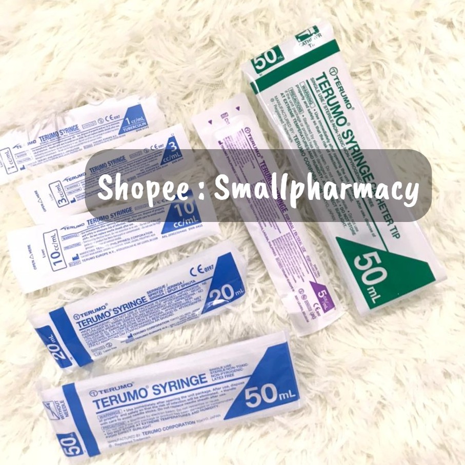 Terumo Syringe Luer Slip 1ml / 3ml / 5ml / 10ml / 20ml / 30ml / 50ml/ Oral Enteral 5ml ...