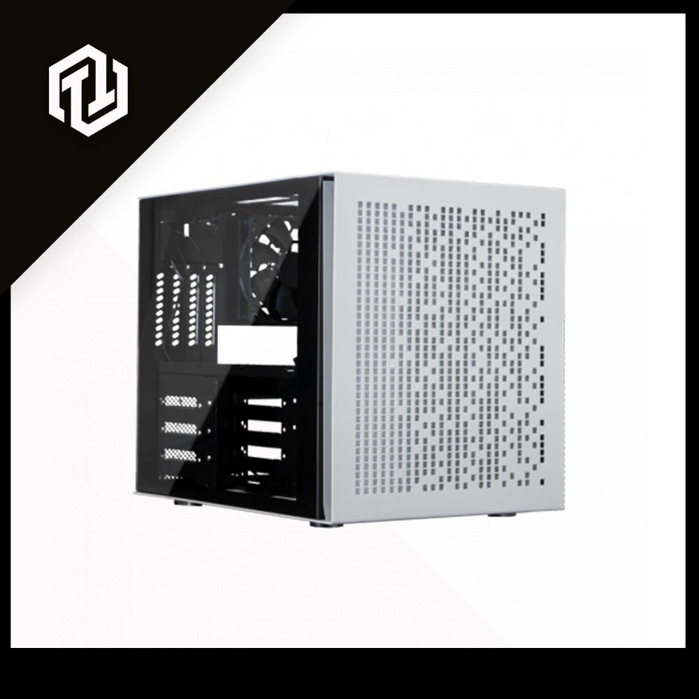 Tecware Quad TG MATX Gaming Case - Black / white | Shopee Malaysia