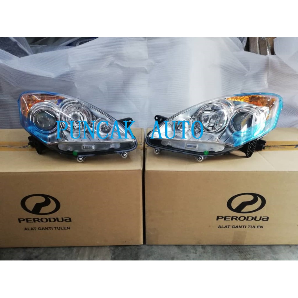 ORIGINAL PERODUA ALZA 2009 HEAD LAMP SET (RIGHT+LEFT) | Shopee Malaysia