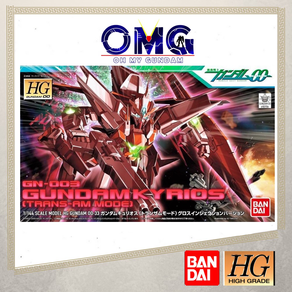 Bandai HG Gundam Kyrios Trans Am Mode Trans-Am OMG 1/144 1 144 57720 ...