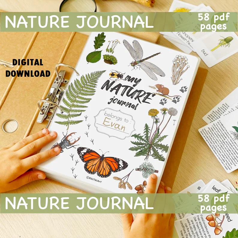 A21 Nature Busy Book Printable (PDF) Homeschool Learning Binder ...