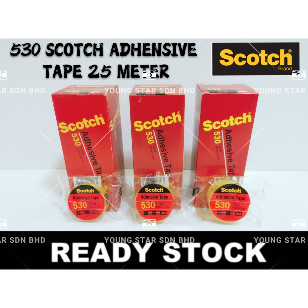 3M Scotch ® Scotch 530 Adhesive Tape ( BOX PRICE ) | Shopee Malaysia
