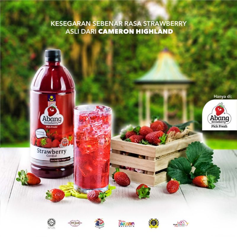 🔥READY STOCK🔥Kordial Abang Strawberry | Shopee Malaysia