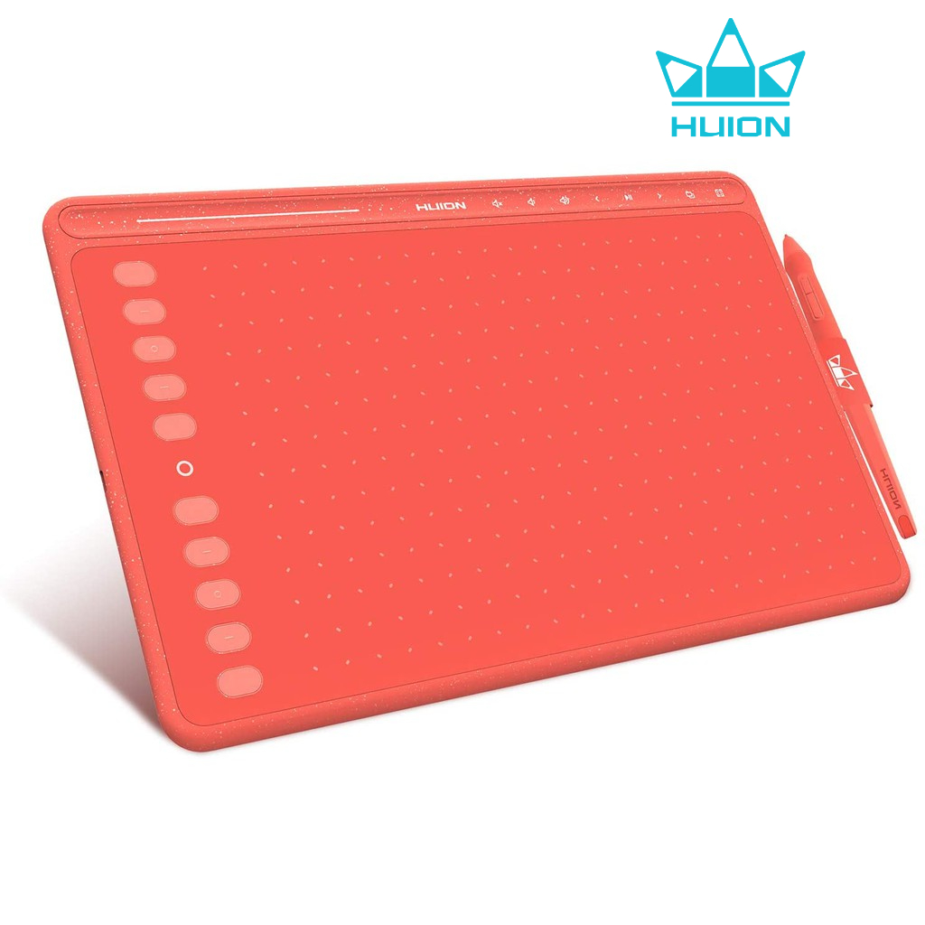 HUION HS611 Graphic Drawing Tablet 10X6 inch with 8192 Levels Battery ...