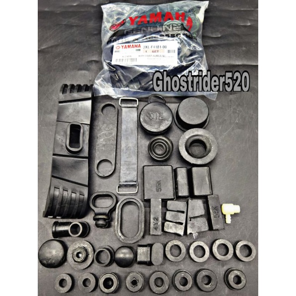 YAMAHA RXZ MILI Catalyzer BODY COVER RUBBER FULL SET GETAH COMPLETE SET ...