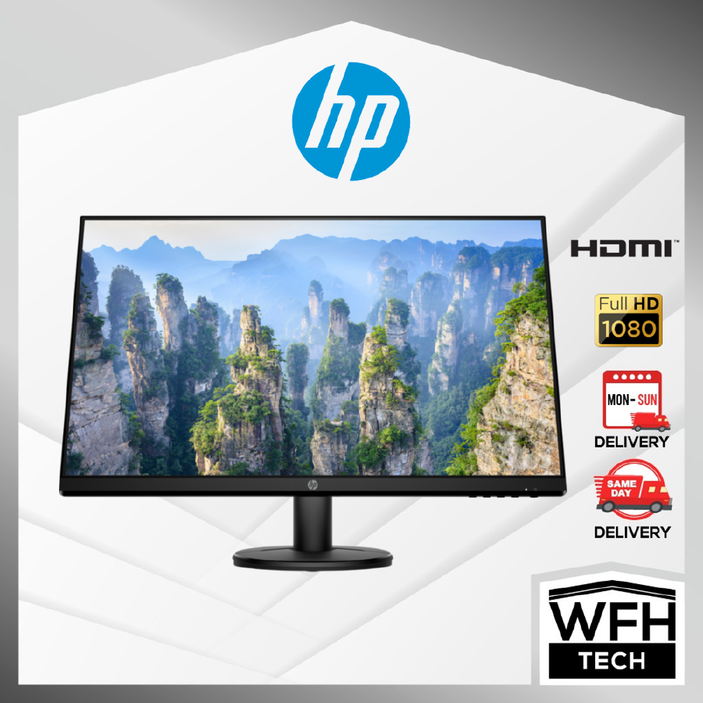 HP V27i Monitor - 27.0" / 5ms / FHD / IPS Panel / HDMI / VGA | Shopee ...