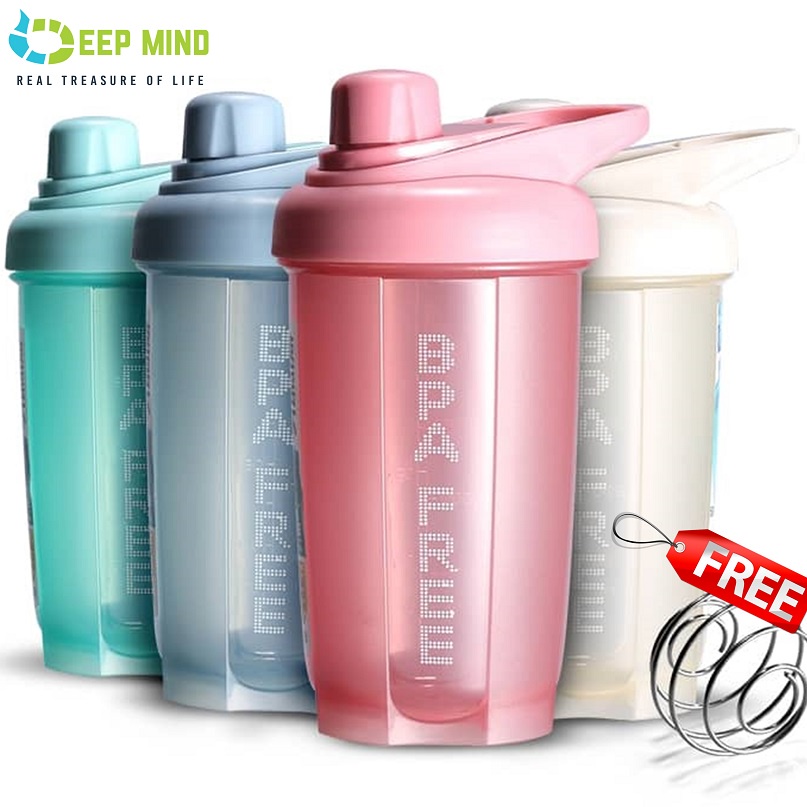 DM 500ml 600ml 700ml Shaker BPA FREE Food GRADE Bottle Water Drink Cup ...