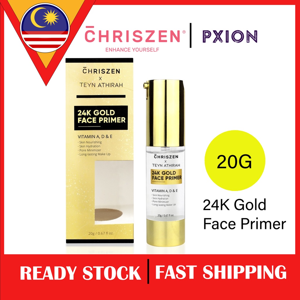 [READY STOCK] CHRISZEN X Teyn Athirah 24K Gold Face Primer (20g ...