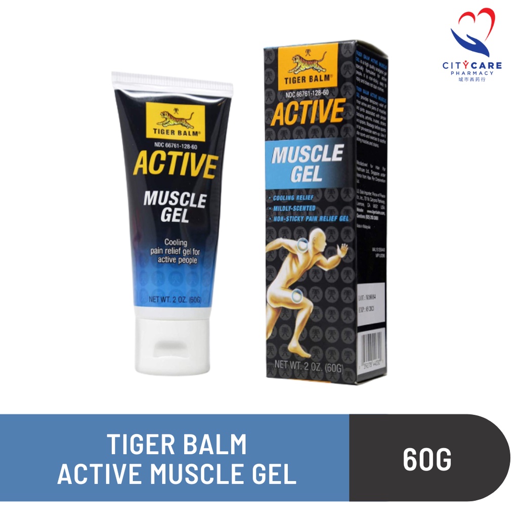 Tiger Balm Active Muscle Gel 60g | Shopee Malaysia