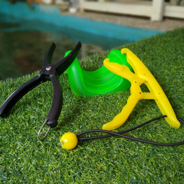 3 in 1 - Fish body clamp + Fish lips Gripper + Fish body safety rubber ...