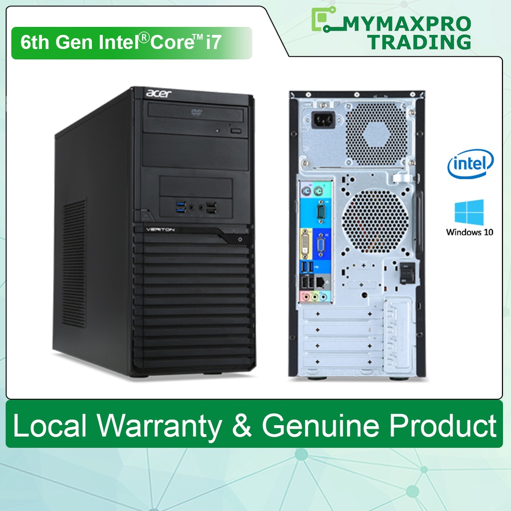 PC i7 Acer Veriton M2640G MT Intel Core i7 (6th Gen) / 8GB RAM / 240GB ...