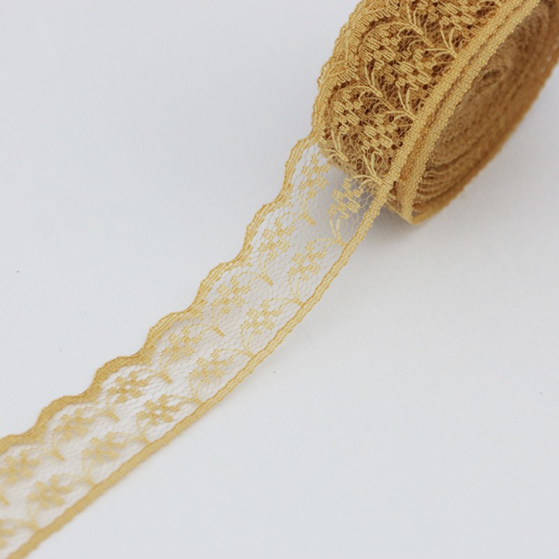 (10 yards / roll) 2.25cm ribbon kain putih reben hiasan perhiasan ...