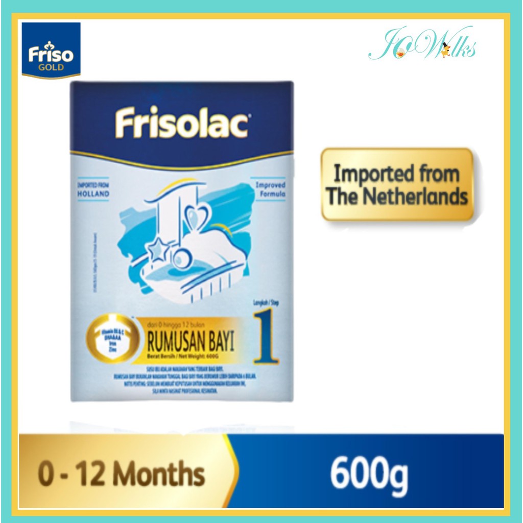 Frisolac Infant Milk Powder Step 1 (0-12 months) 1 x 600g [READY STOCK ...