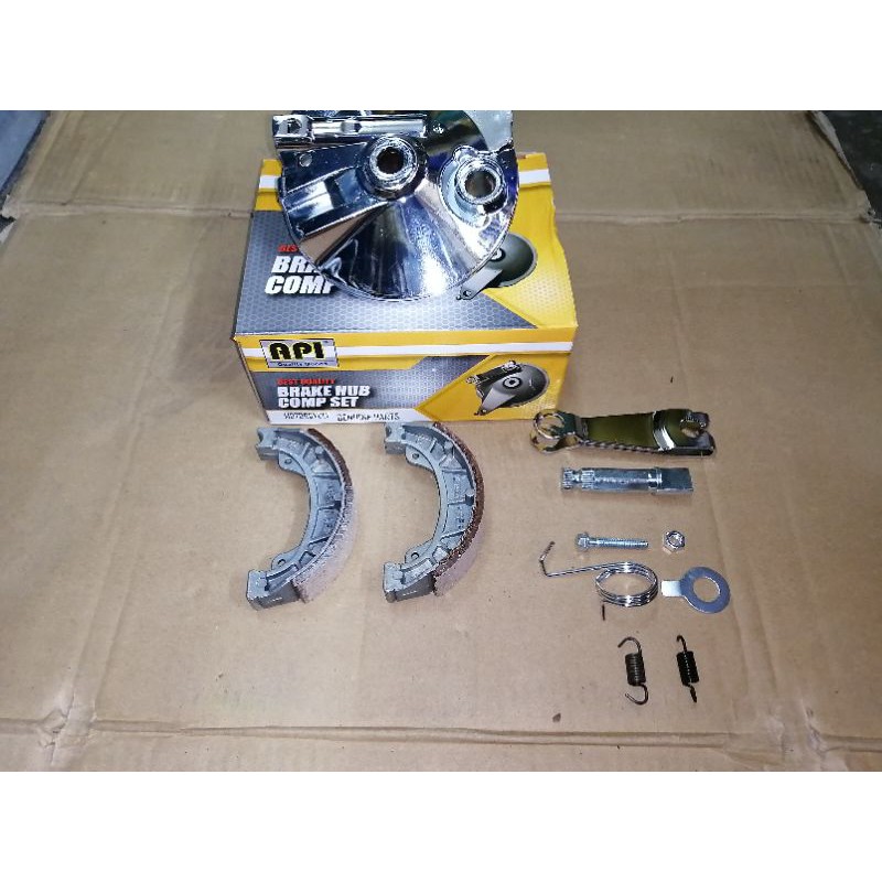 EX5 DREAM / WAVE 125 FRONT BRAKE HUB PANEL HUB SET BREK CHROME | Shopee ...