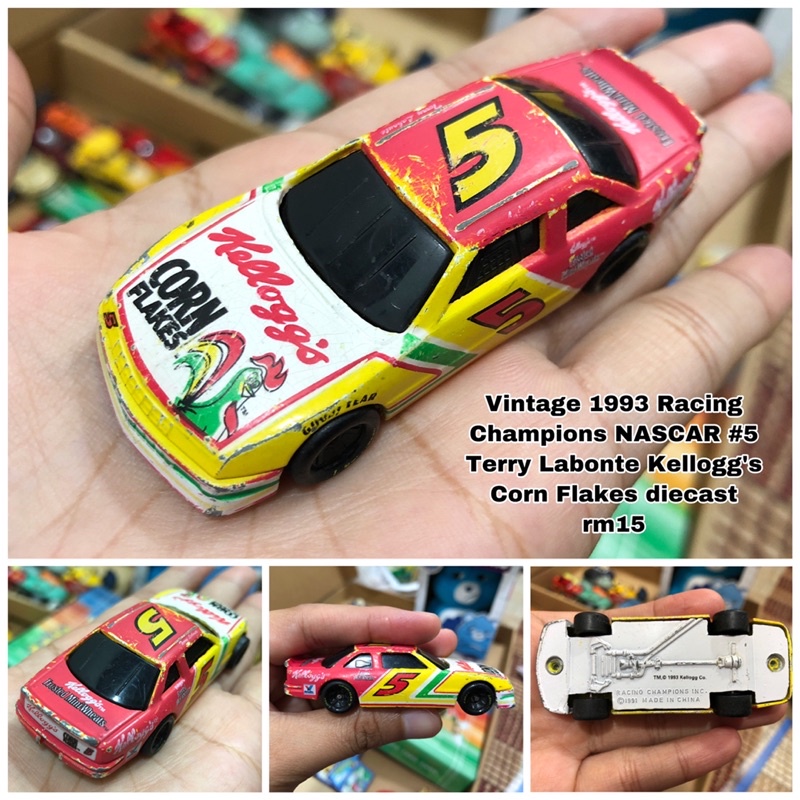 Vintage 1993 Racing Champions NASCAR #5 Terry Labonte Kellogg’s Corn ...