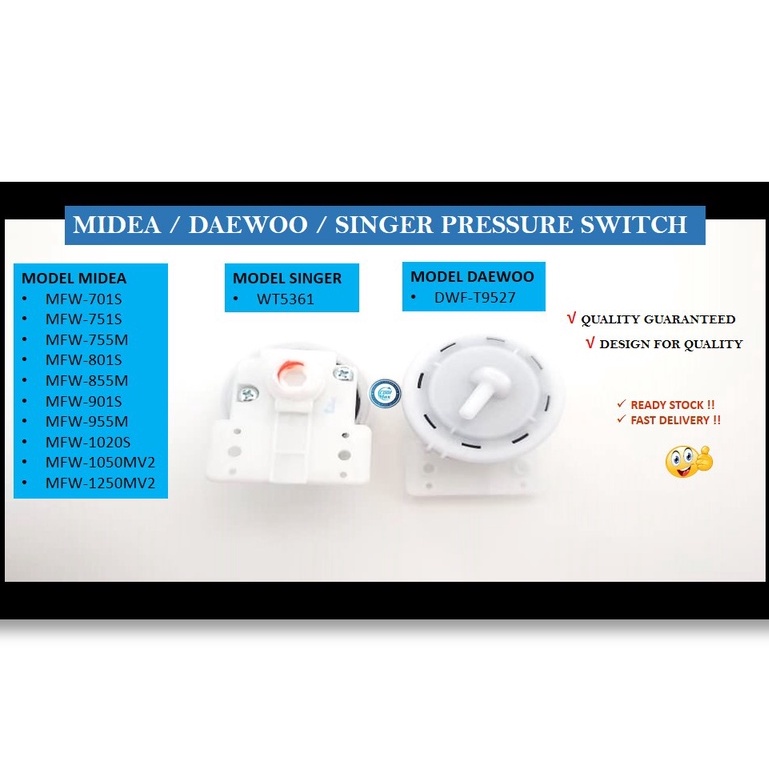 MIDEA / SINGER / DAEWOO PRESSURE SWITCH | Shopee Malaysia