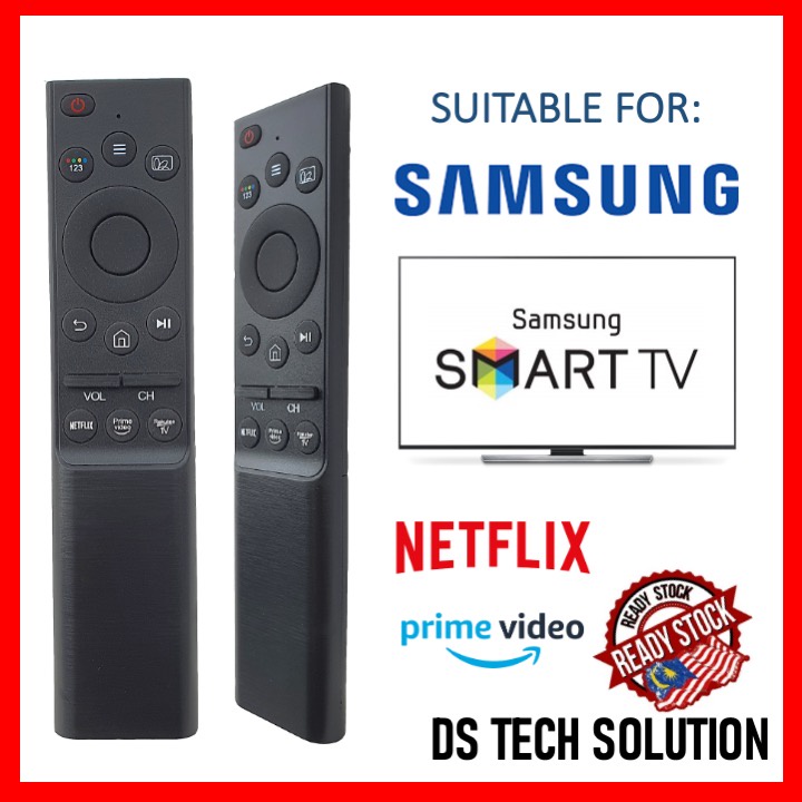SAMSUNG SMART TV REMOTE CONTROL [M'SIA STOCK] REPLACEMENT WITH NETFLIX PRIME VIDEO IR-1364 ...