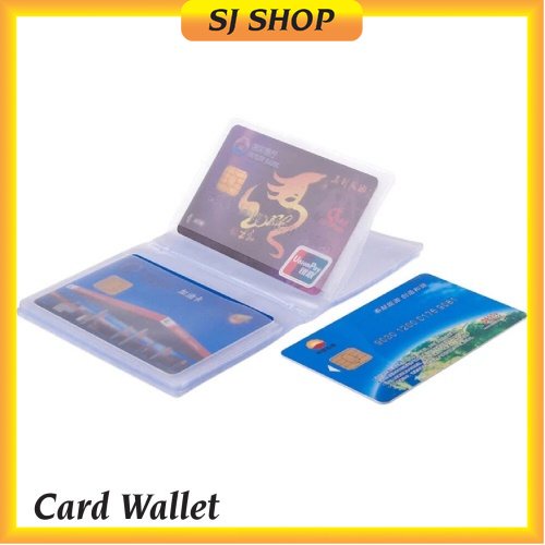 PVC IC Card Wallet | ID Card Holder Transparent PVC with 2/4/6/8 Pocket ...