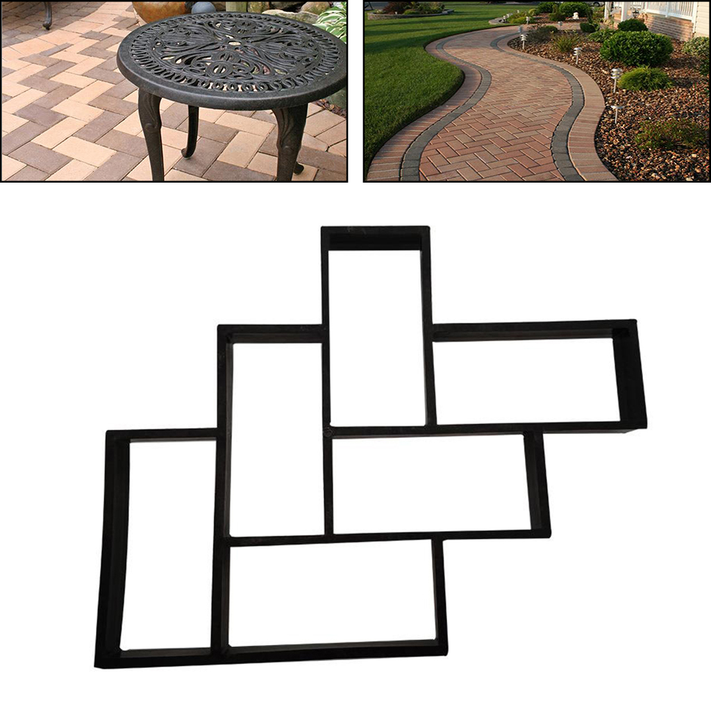 ACUAN SIMEN LOBI HOBI Path Maker Mould Paving DIY Lawn Concrete Paving ...