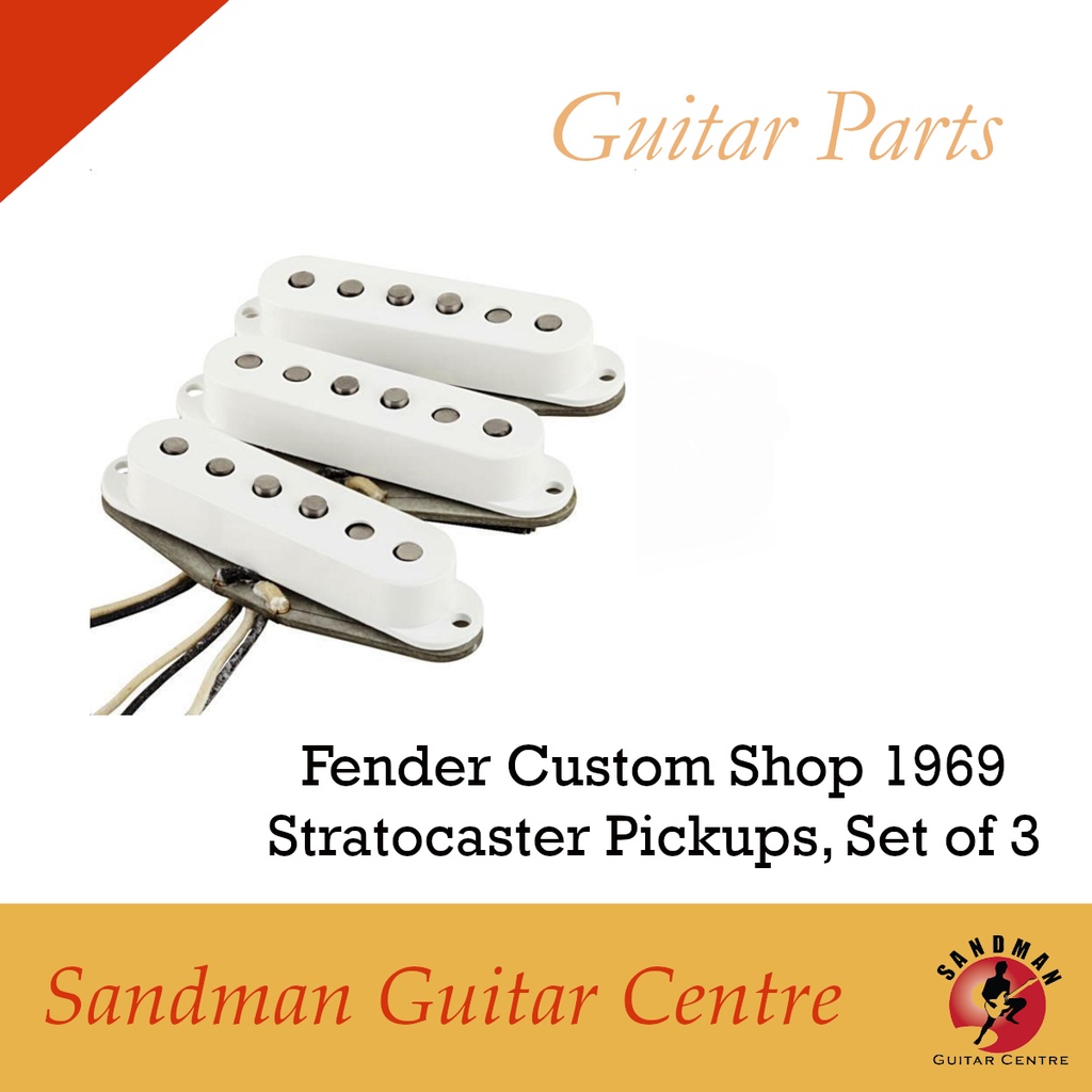 Fender Custom Shop 1969 Stratocaster Pickups, Set of 3 | Shopee Malaysia