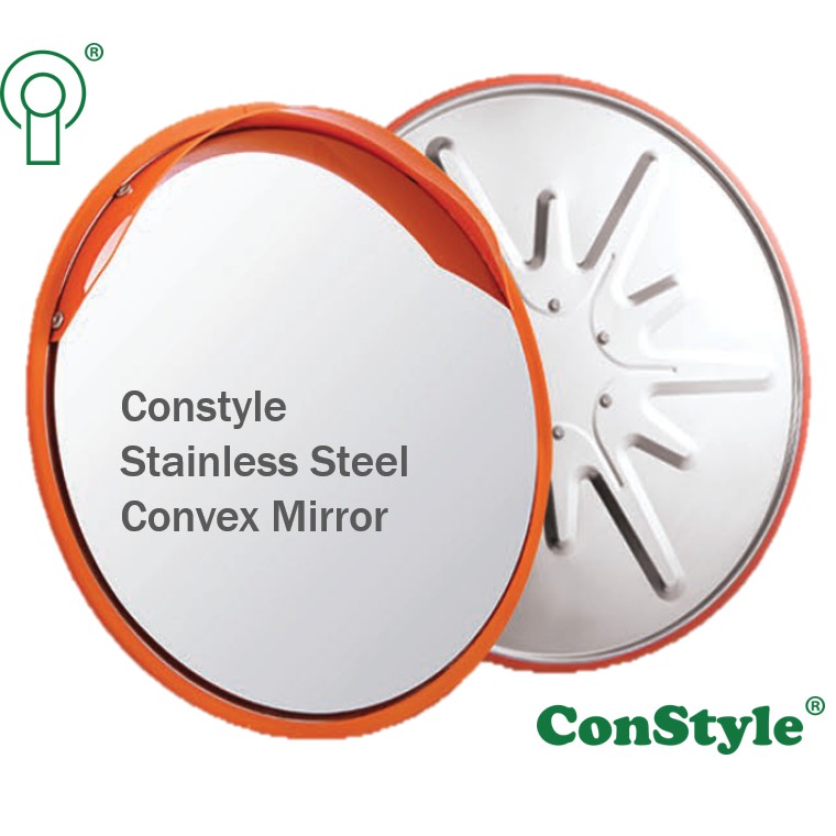 ConStyle® Convex Mirror Stainless Steel / Outdoor (600mm) | Shopee Malaysia
