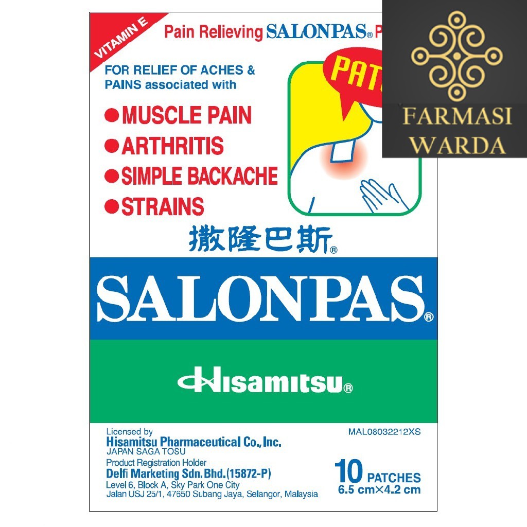 Hisamitsu Salonpas Medic Patch 10s Exp: 11/2024 | Shopee Malaysia
